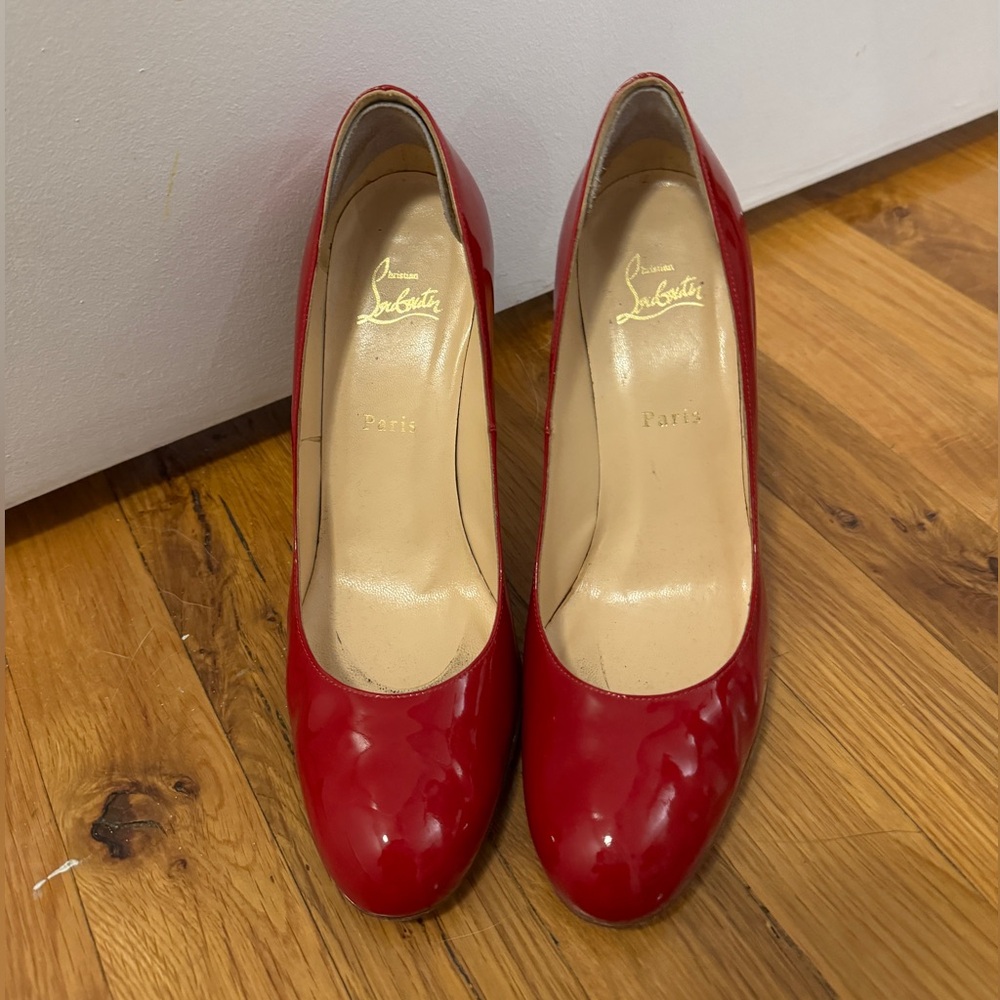 Christian Louboutin Red Sole Calfskin Leather Pumps |… - Gem